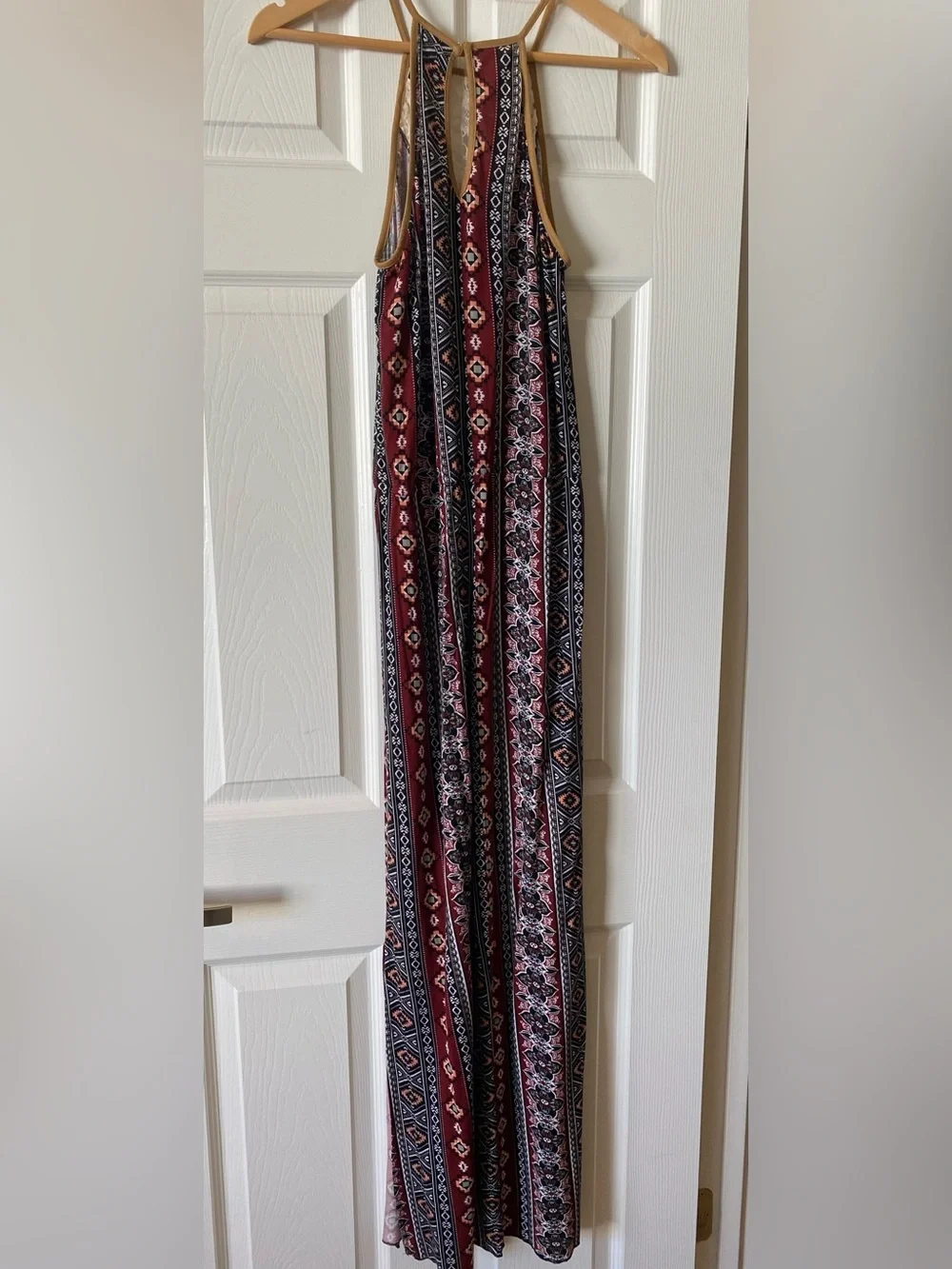 Rue21 | Dresses | Rue2 Boho Cream Crochet Tank With Tan Trim Maxi ...